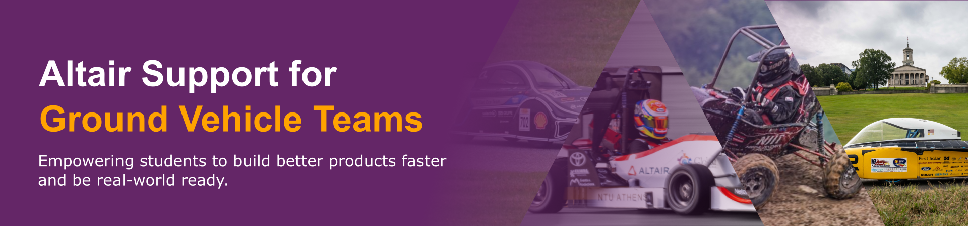 Altair Support for Ground Vehicle Teams